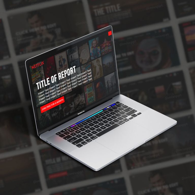 Netflix Inspired PowerPoint Template - Miss PPT