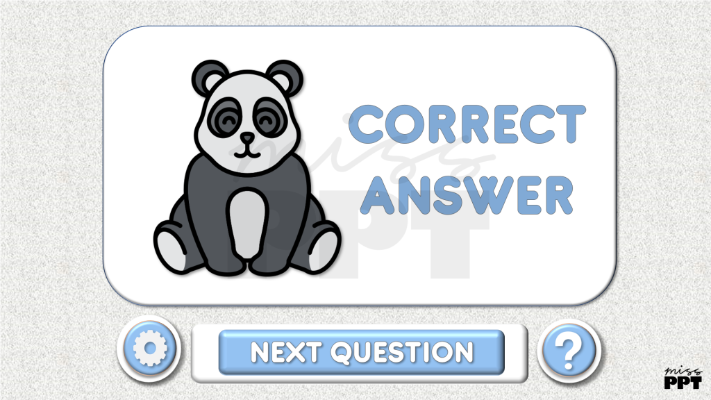 Animals Interactive PowerPoint Template - Miss PPT